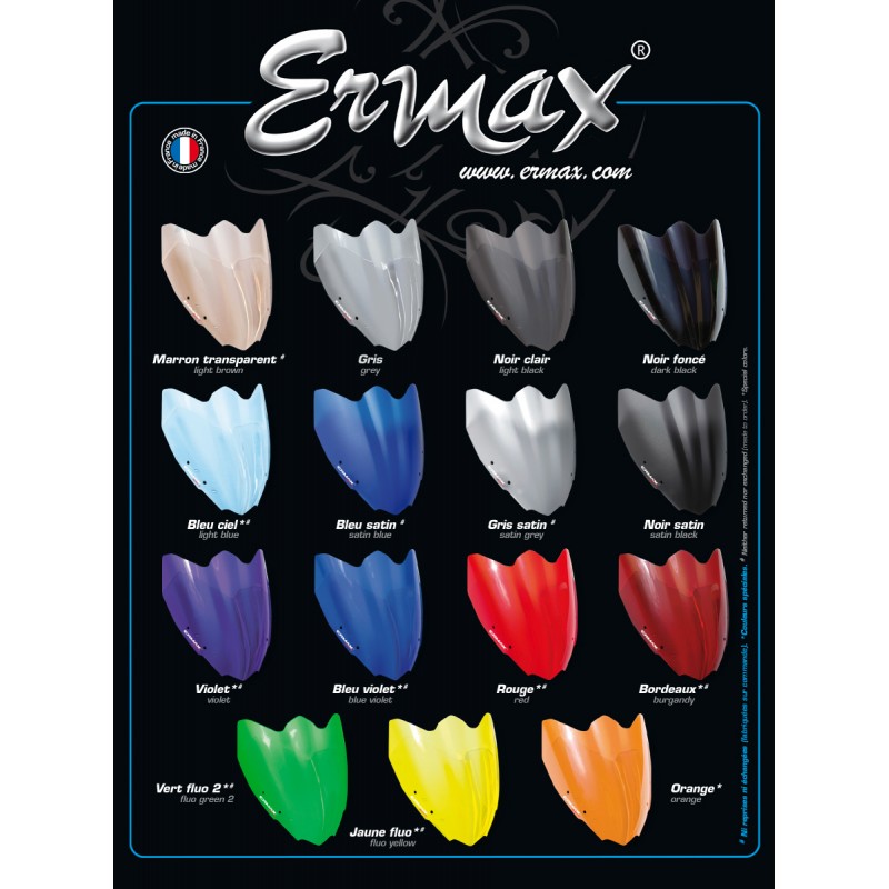 Original size windshield Ermax 2025 for Honda Forza 750 NSS