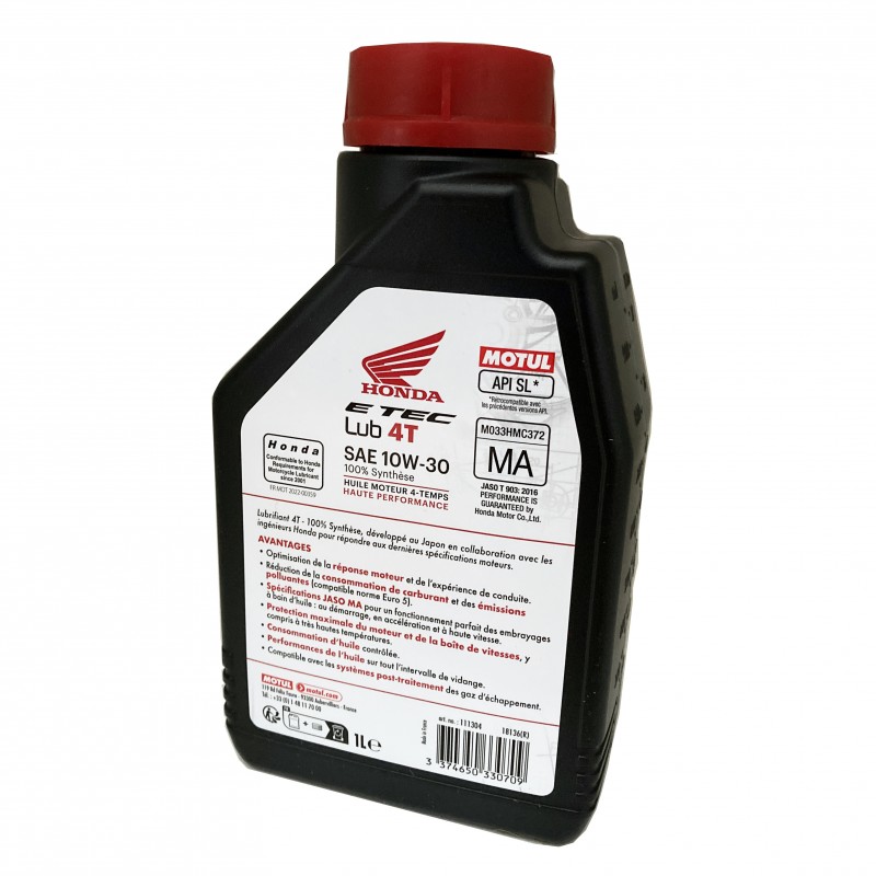 Motul E-TEC 10W30 Oil 1L for Honda Forza 750